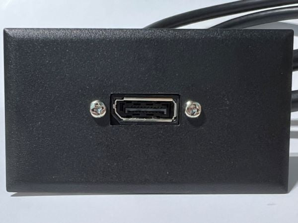 Telecom Plate with 3' DisplayPort Panel Mount M/F Cable — Conscious ...